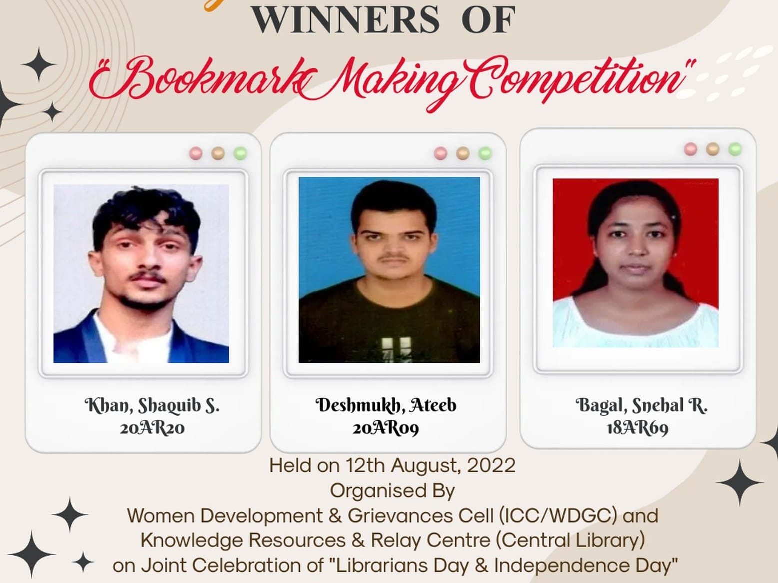 Independence day celebration & poster making competition - Kalsekar ...