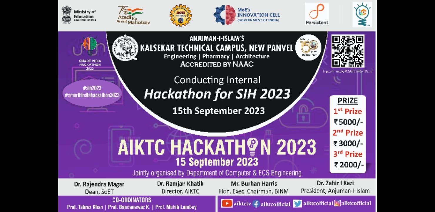AIKTC Hackathon - Kalsekar Technical Campus