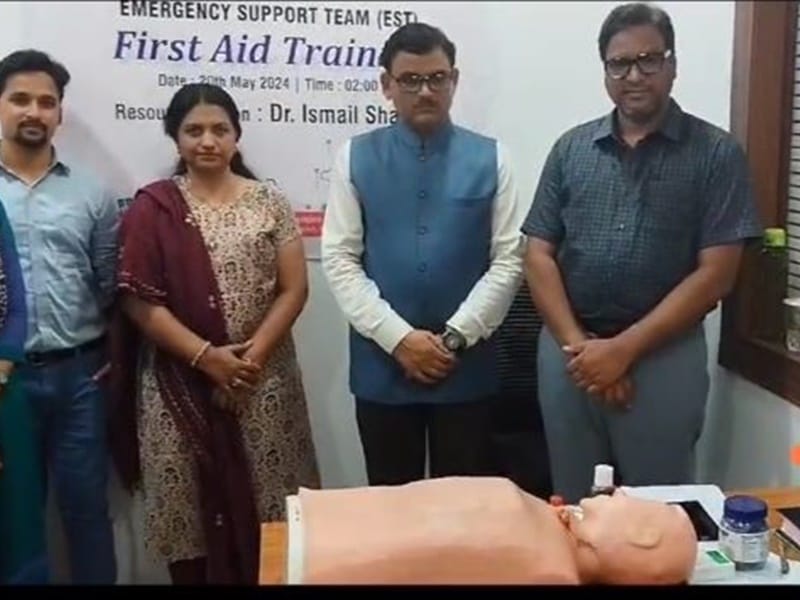 First Aid Training session - Kalsekar Technical Campus